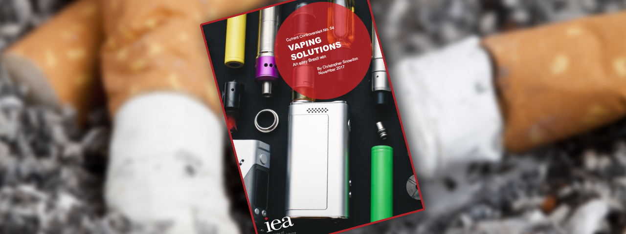 Vaping Solutions: An easy Brexit win — Institute of Economic Affairs