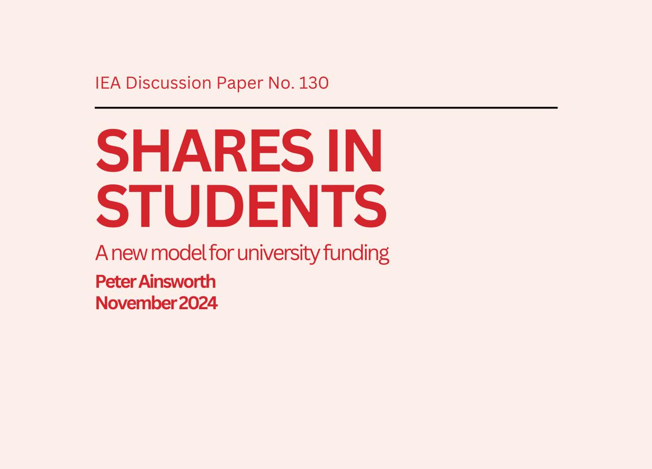 Shares in Students: A New Model for University Funding — Institute of ...